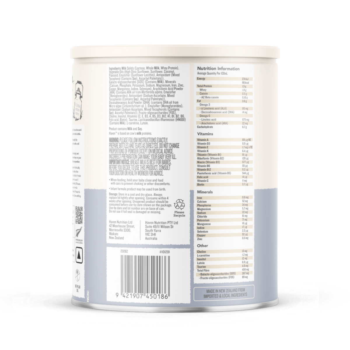 Haven A2 Cow Infant Formula